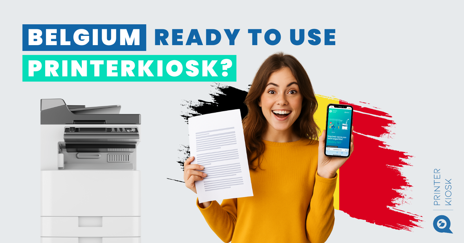 PrinterKiosk arrives in Belgium! - Cartadis