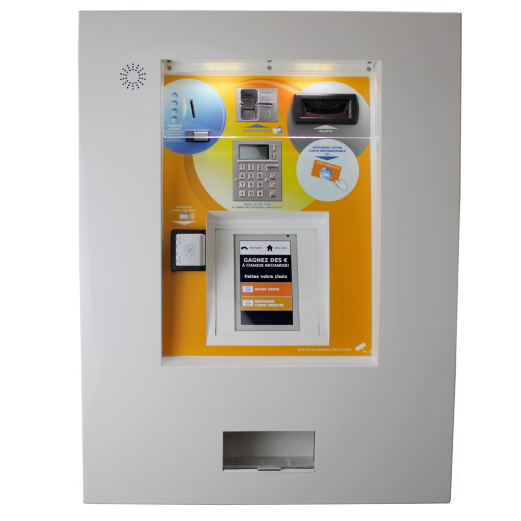 Wall mounted dispenser of tokens and/or cards DJ3 - Cartadis