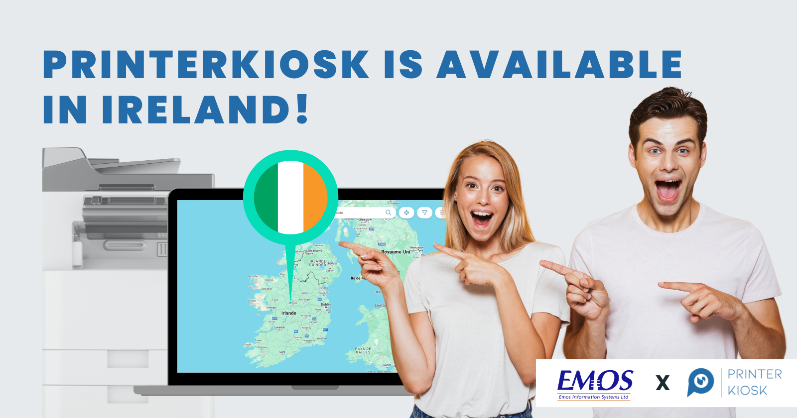 PrinterKiosk available in Ireland! - Cartadis